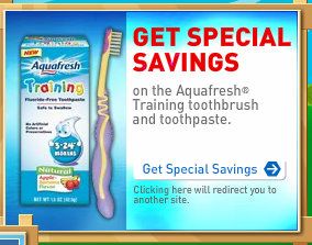 *High Value* $1.50/1 Aquafresh Training Toothpaste or Toothbrush ...