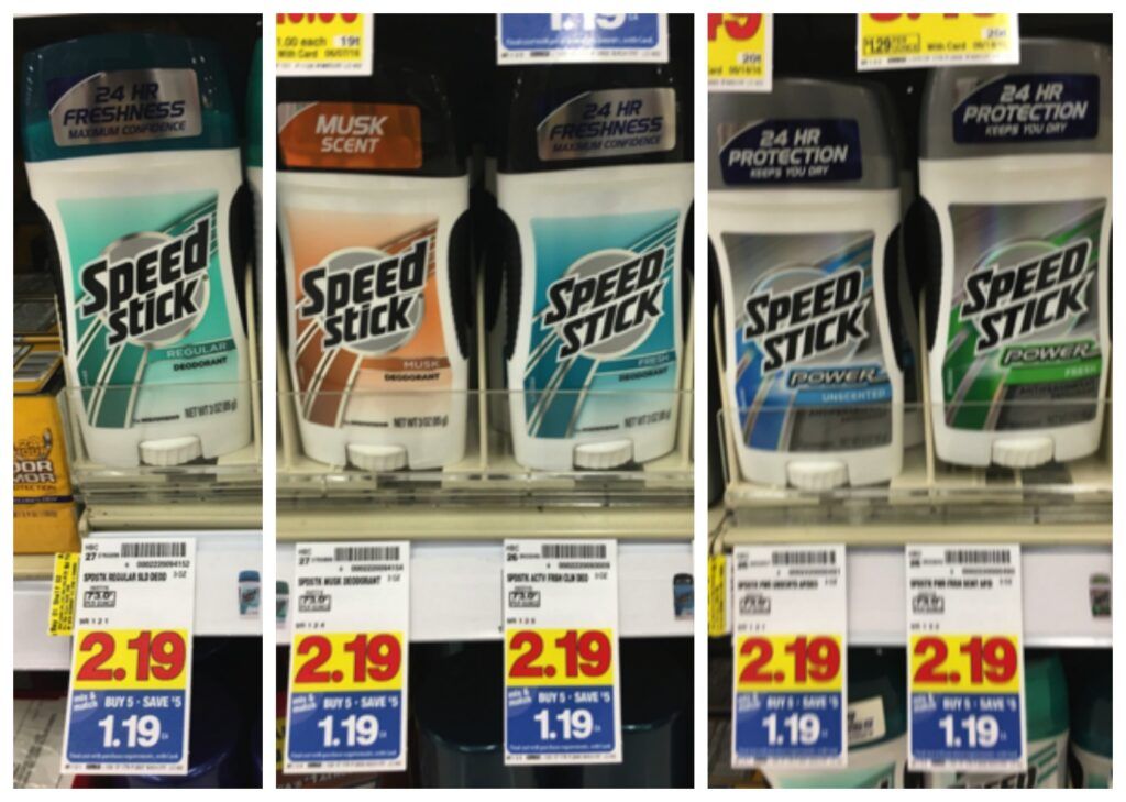 Lady's and Men's Speed Stick Only $0.69 at Kroger!! - Kroger Krazy