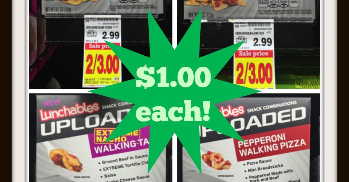 Oscar Mayer Lunchables Uploaded Walking Taco ONLY $1.00 each at Kroger ...