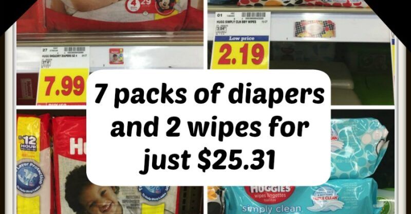 Baby Aisle and Huggies Diapers Catalina Double Dip!! 7 Packs of Diapers ...