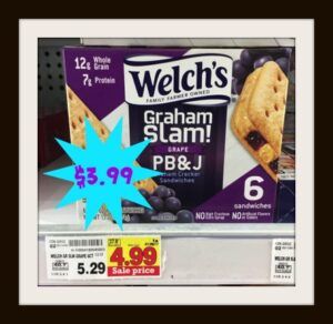 Welch's Graham Slam PB&J Snacks Only $3.99 at Kroger!! - Kroger Krazy