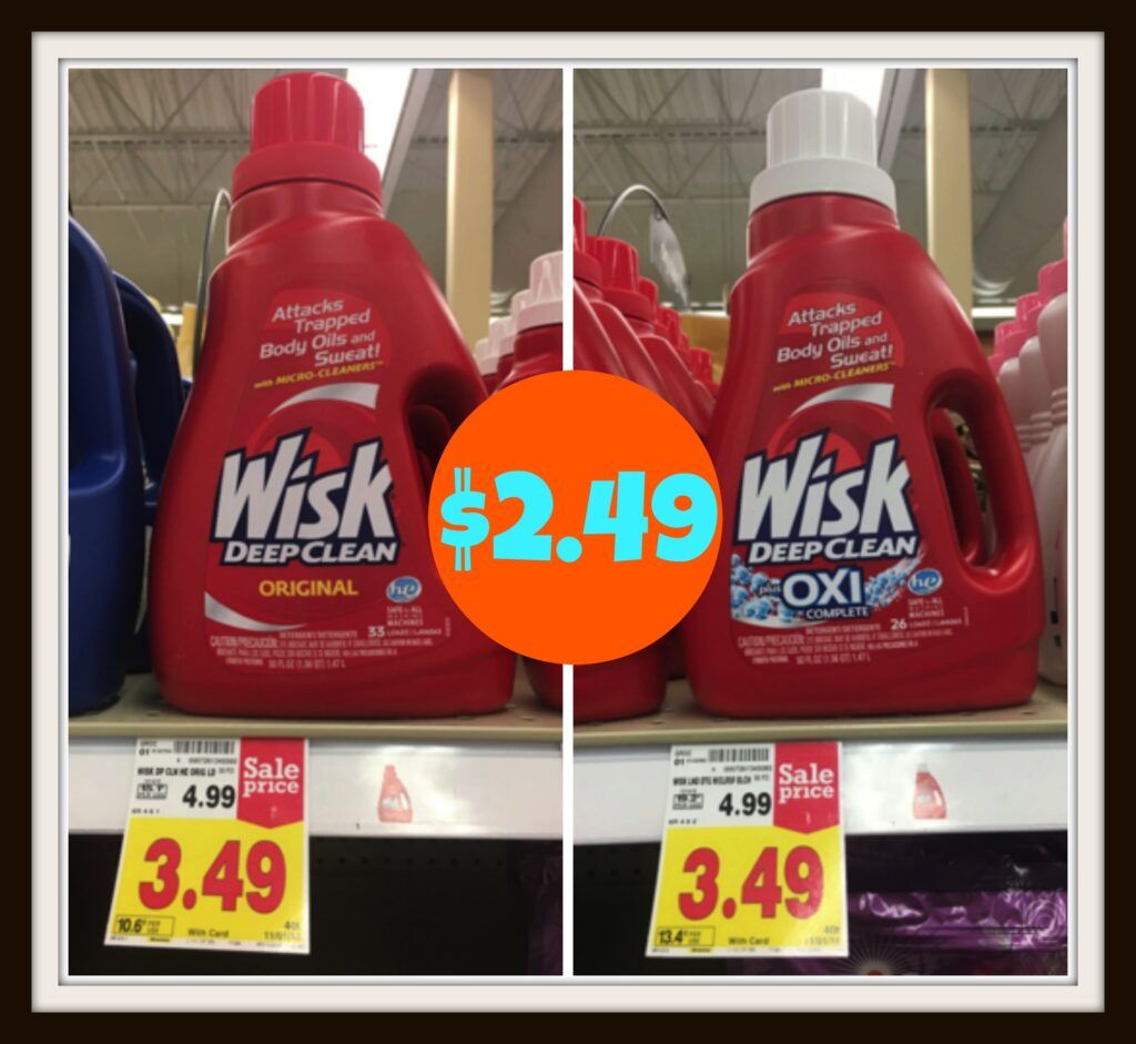 Wisk Laundry Detergent as low as $2.49 at Kroger!! - Kroger Krazy