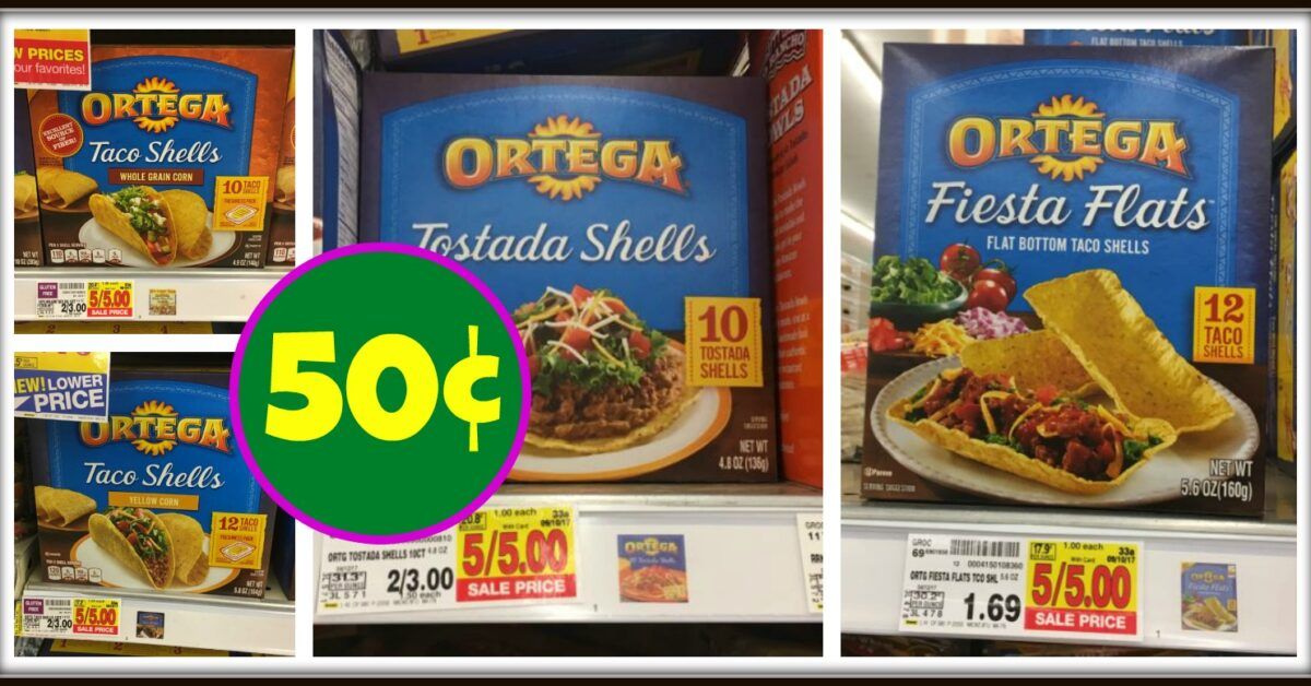Ortega Taco Shells, Tostada Shells, and Fiesta Flats ONLY $0.50 at ...