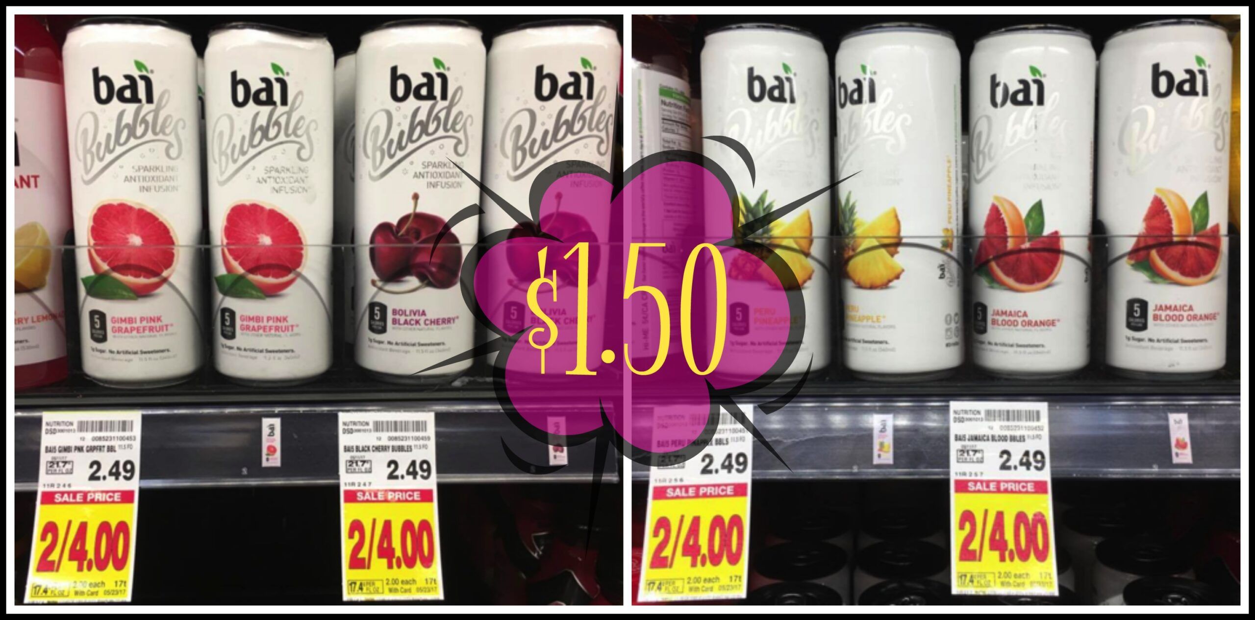 Grab Bai Bubbles Drinks for Only $1.50 each at Kroger! - Kroger Krazy