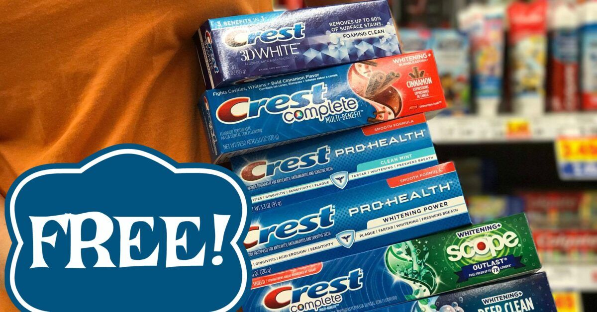 FREE Crest Premium Toothpaste with Kroger Mega Event! - Kroger Krazy