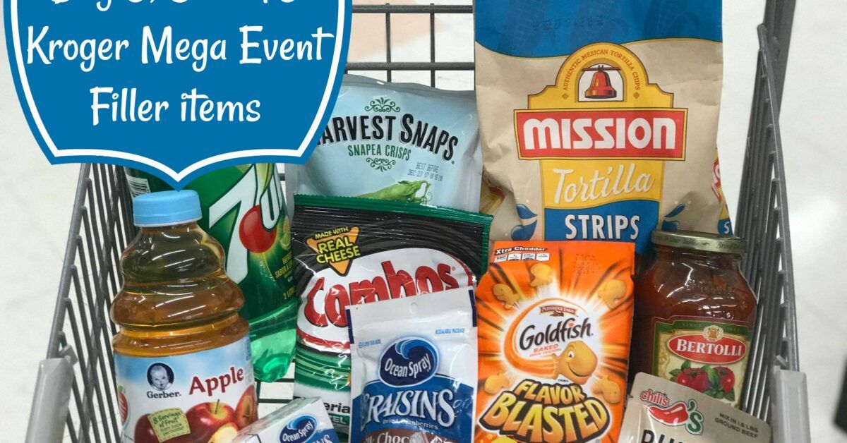 Kroger Buy 5, Save $5 Mega Event Filler Items - Kroger Krazy