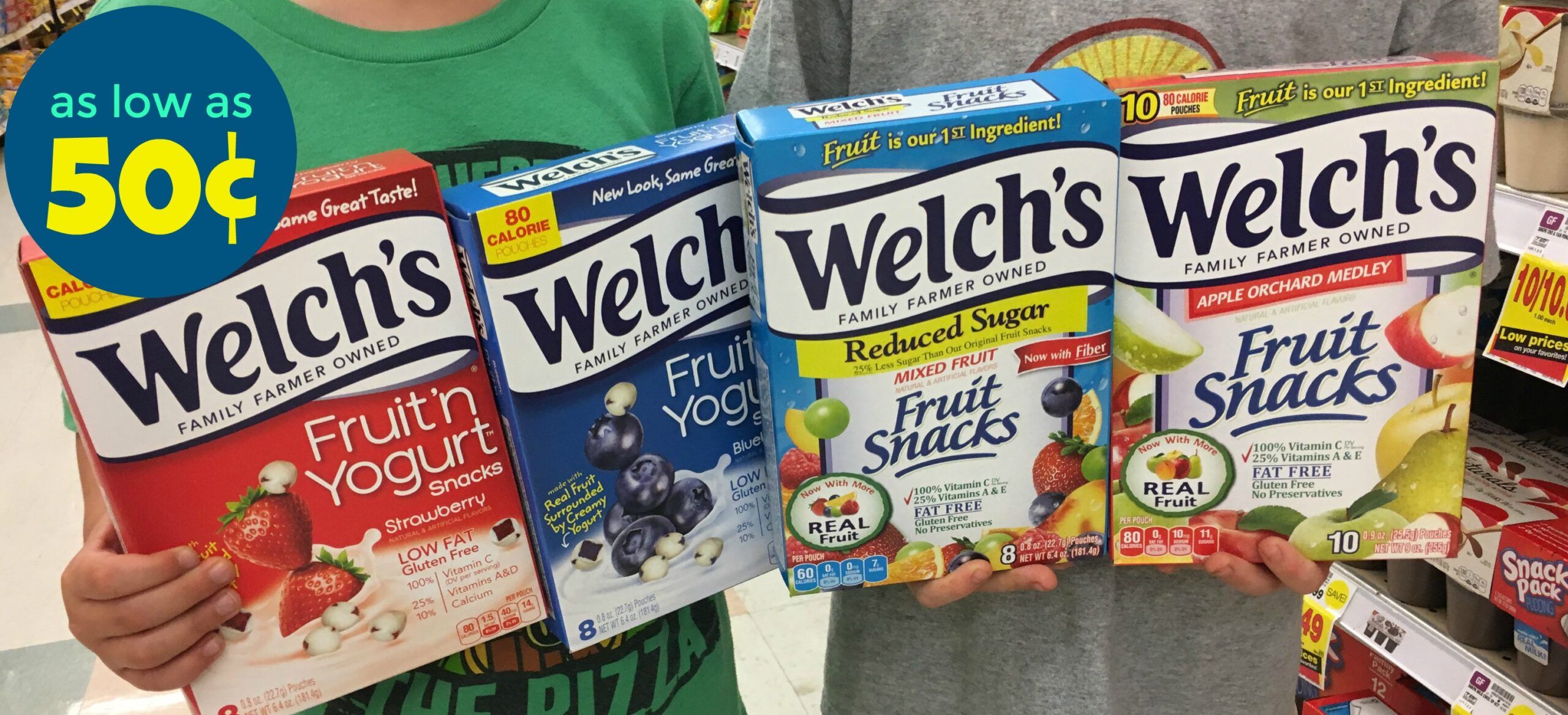 Welch's Fruit Snacks and Fruit Rolls as low as $0.50 at Kroger (Reg $2. ...