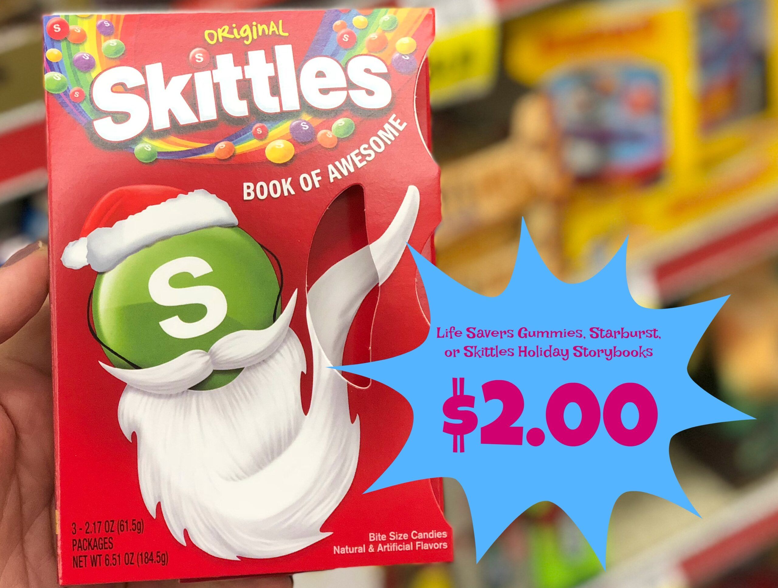 Life Savers Gummies, Starburst, or Skittles Holiday Storybooks ONLY $2. ...