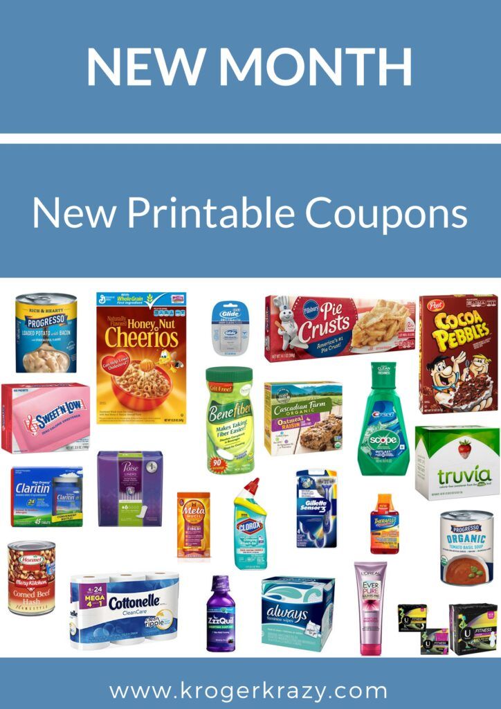 New Month! New Printable Coupons!! Pillsbury, Gillette, Clorox ...