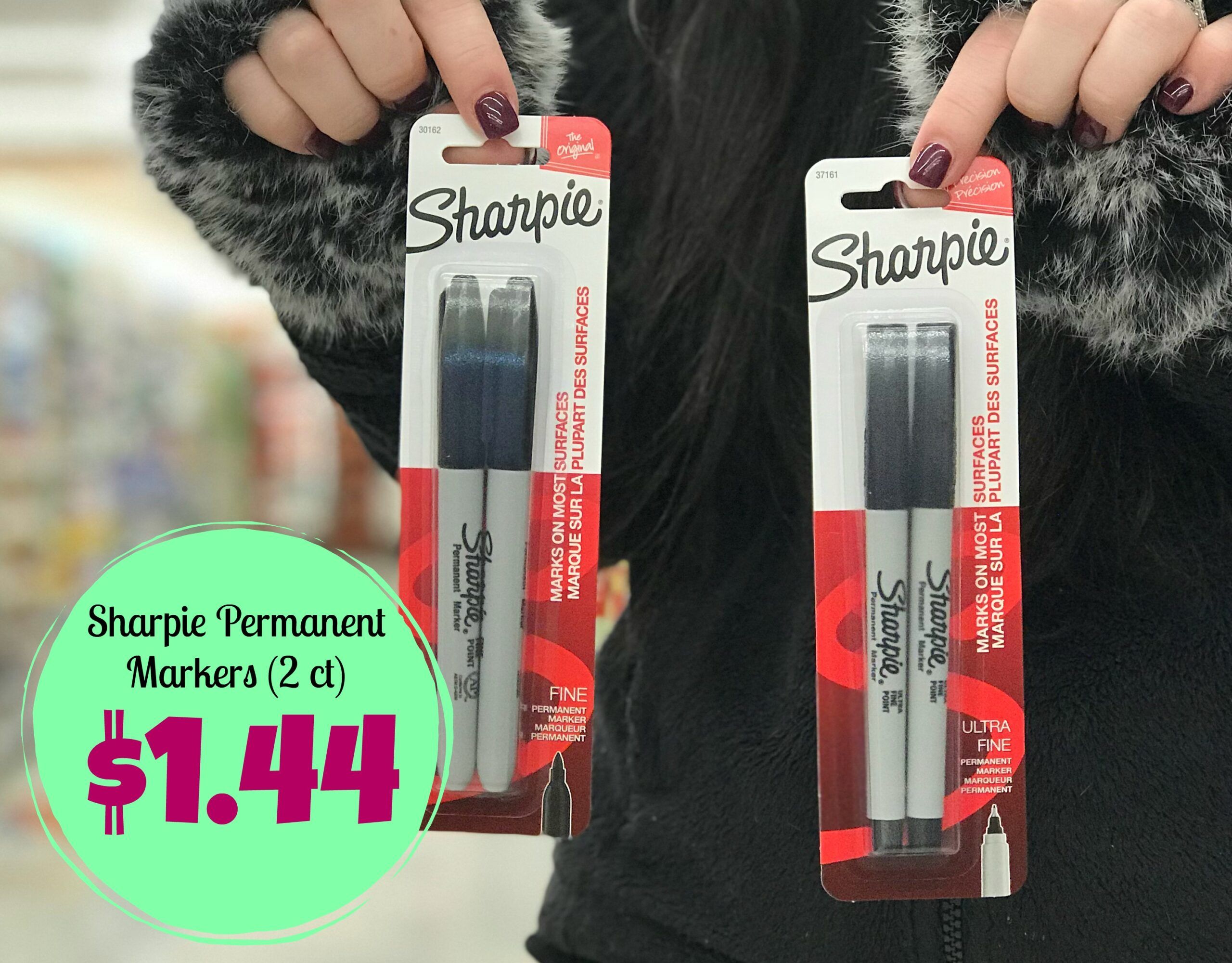 Pay $1.44 for Sharpie Permanent Markers (2 ct) at Kroger! - Kroger Krazy