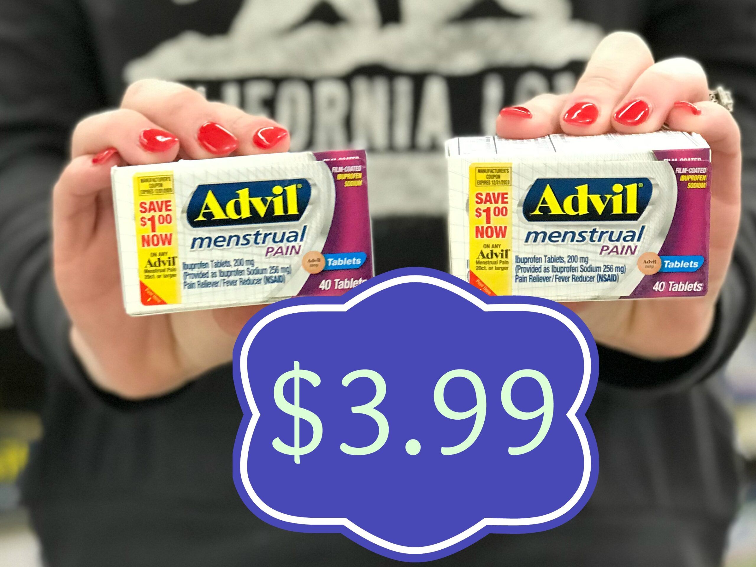NEW $2.00 Advil Coupon | Menstrual Pain Meds ONLY $3.99 at Kroger ...