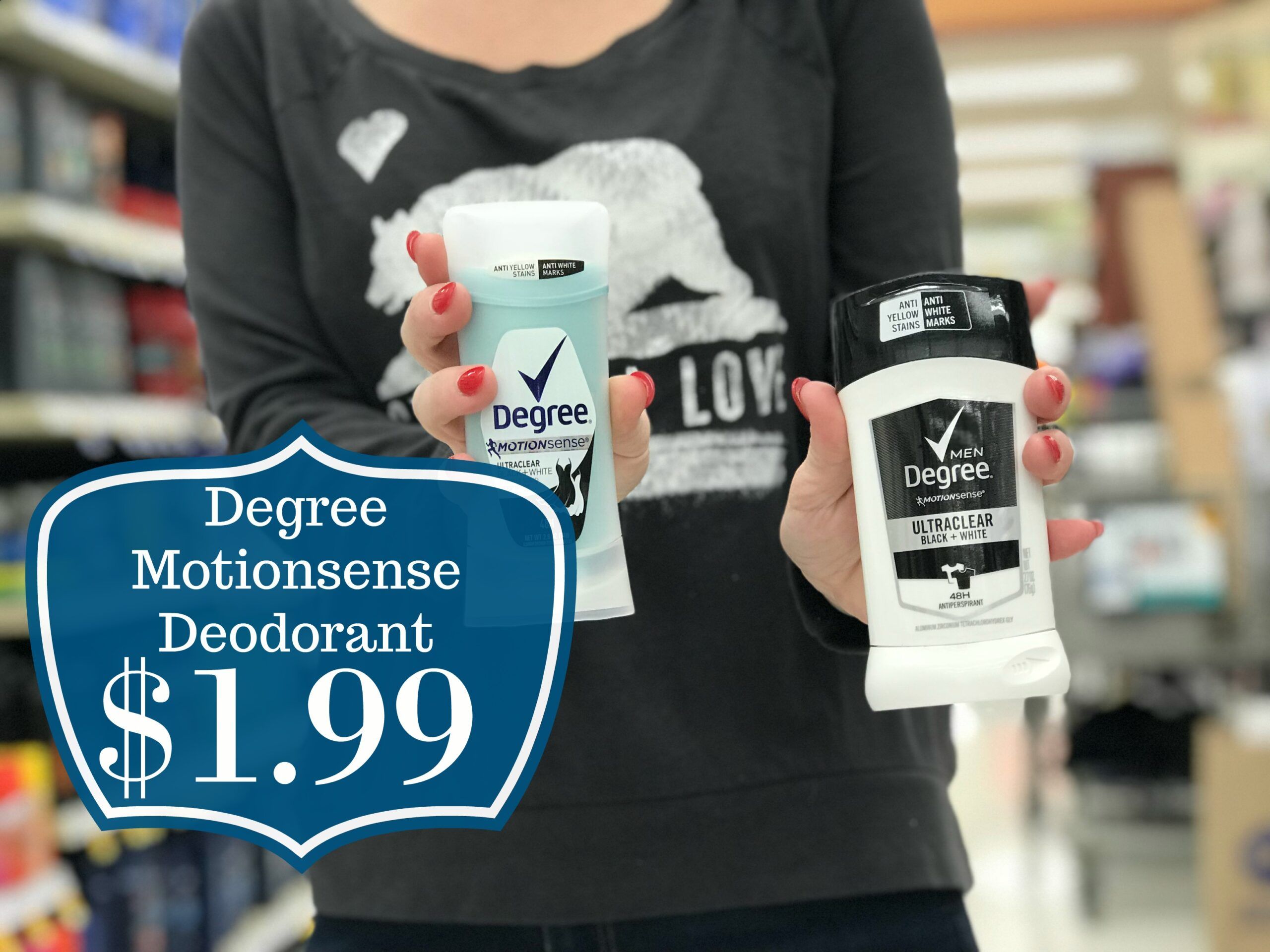Grab Degree Motionsense Men's & Women's Deodorant For JUST $1.99 at ...