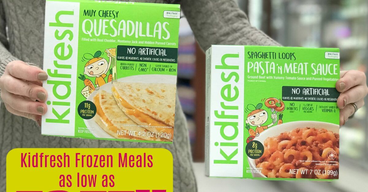 KidFresh Frozen Entrees as low as FREE with Kroger Mega Event! - Kroger ...