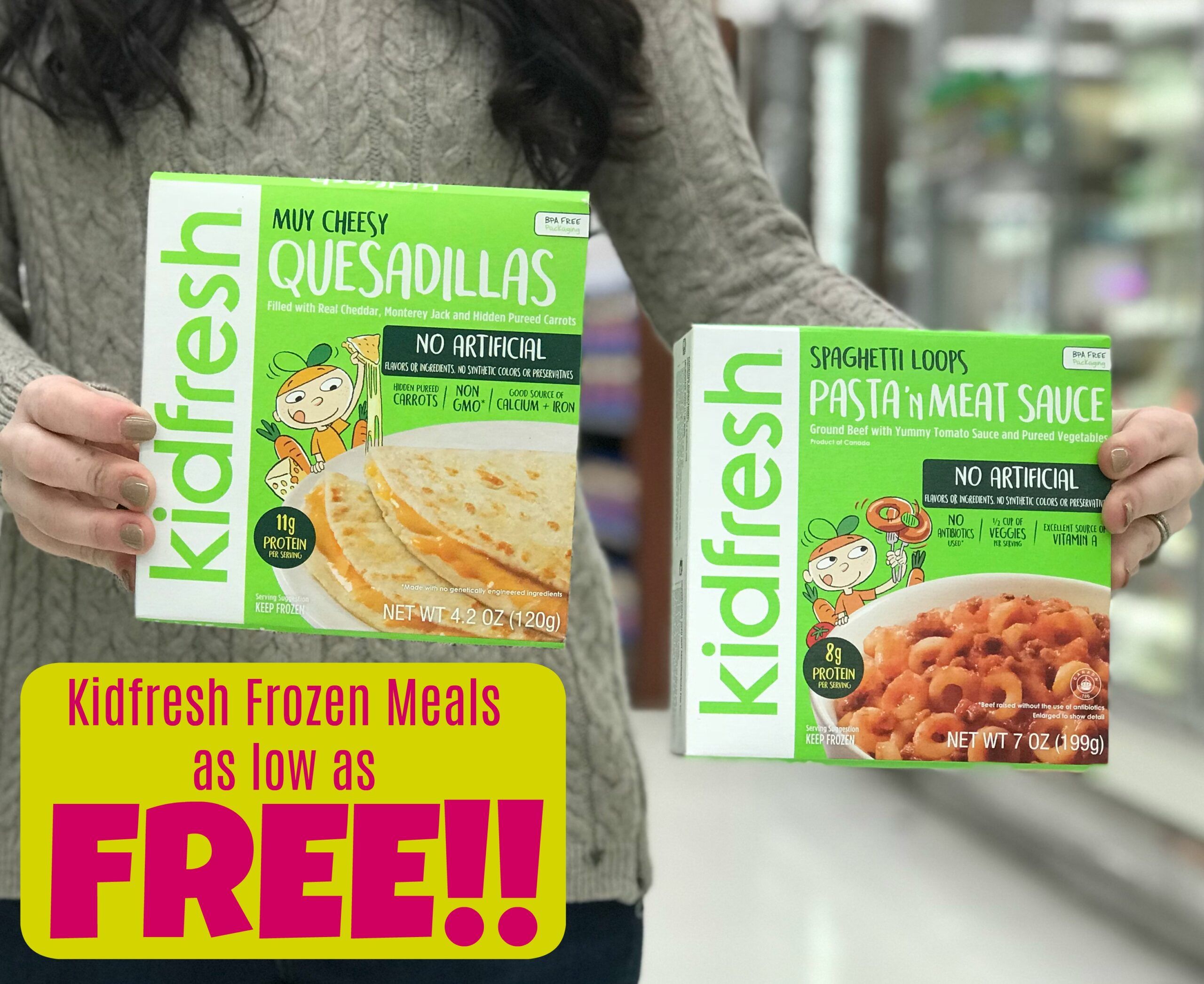 KidFresh Frozen Entrees as low as FREE with Kroger Mega Event! - Kroger ...
