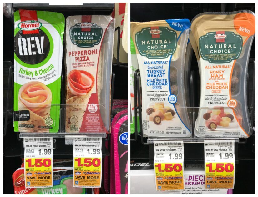 Grab Hormel REV Wraps OR Natural Choice Snacks For ONLY $1.00 at Kroger ...