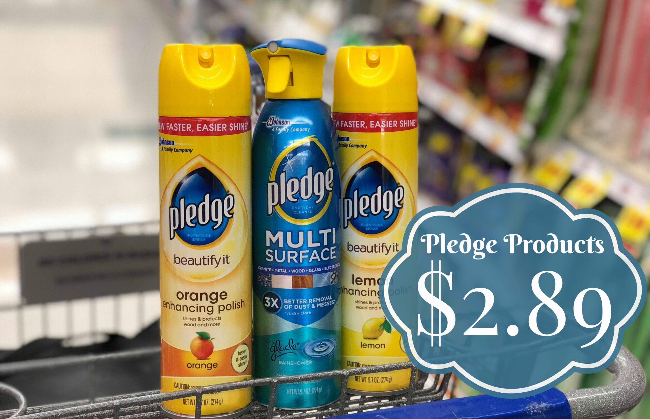 Pledge Products as low as $2.89 each at Kroger! This. Is. Awesome ...