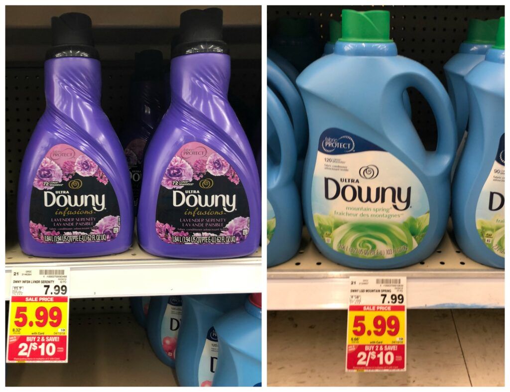 Downy Fabric Softener (BIG BOTTLES) ONLY $3.00 each at Kroger ...