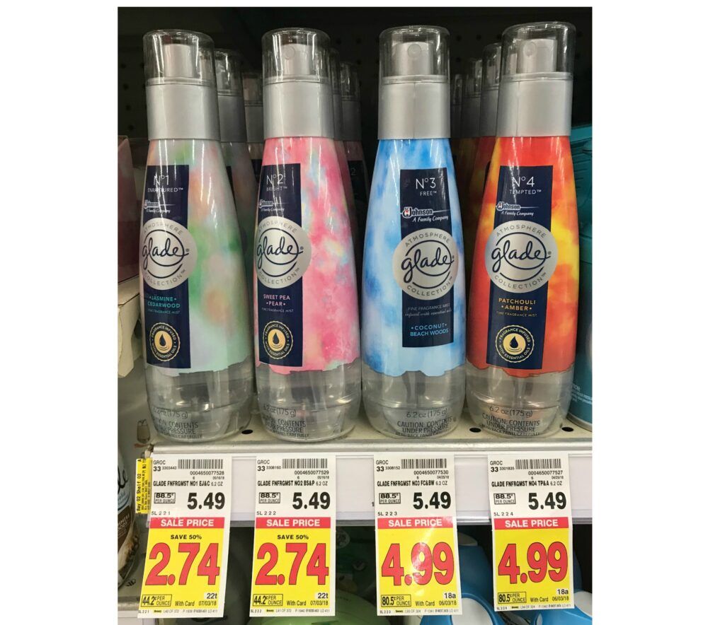 Glade Atmosphere Collection Fine Fragrance Mists as low as $1.24 at ...