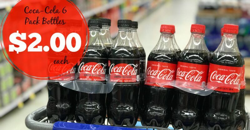 Coca-Cola 6 Pack Bottles Products ONLY $2.00 EACH at Kroger!!! - Kroger ...