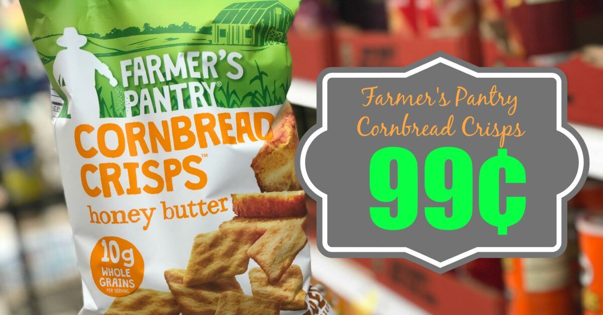 Farmer's Pantry Cornbread Crisps ONLY 99¢ at Kroger! - Kroger Krazy