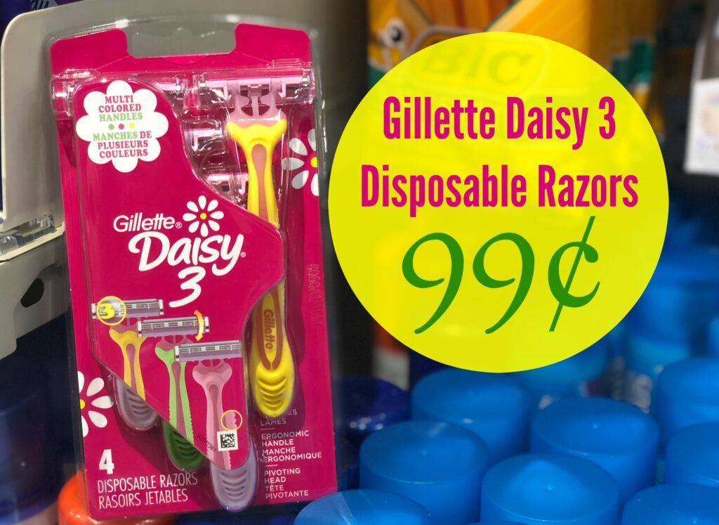 Gillette Daisy Disposable Razors ONLY $0.99 with Kroger Mega Event ...