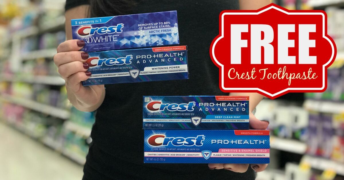 FREE Crest Toothpaste (premium varieties) with Kroger Mega Event ...