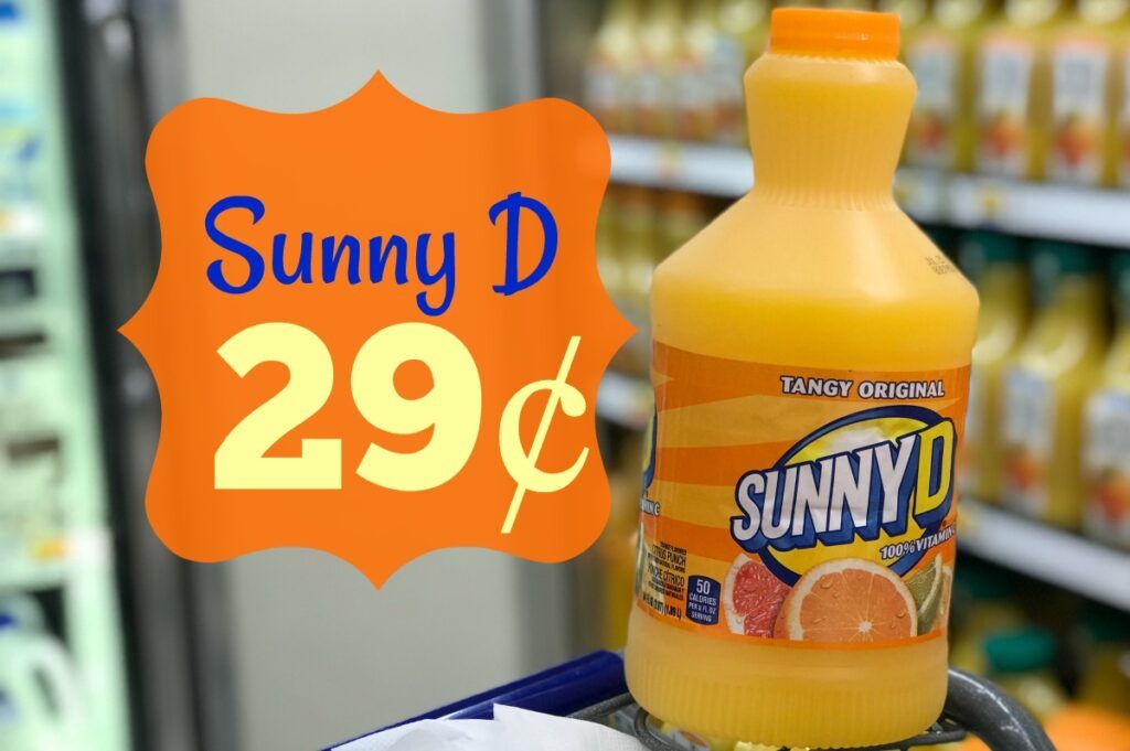 Sunny D JUST $0.29 at Kroger During Kroger Mega Event!!! - Kroger Krazy