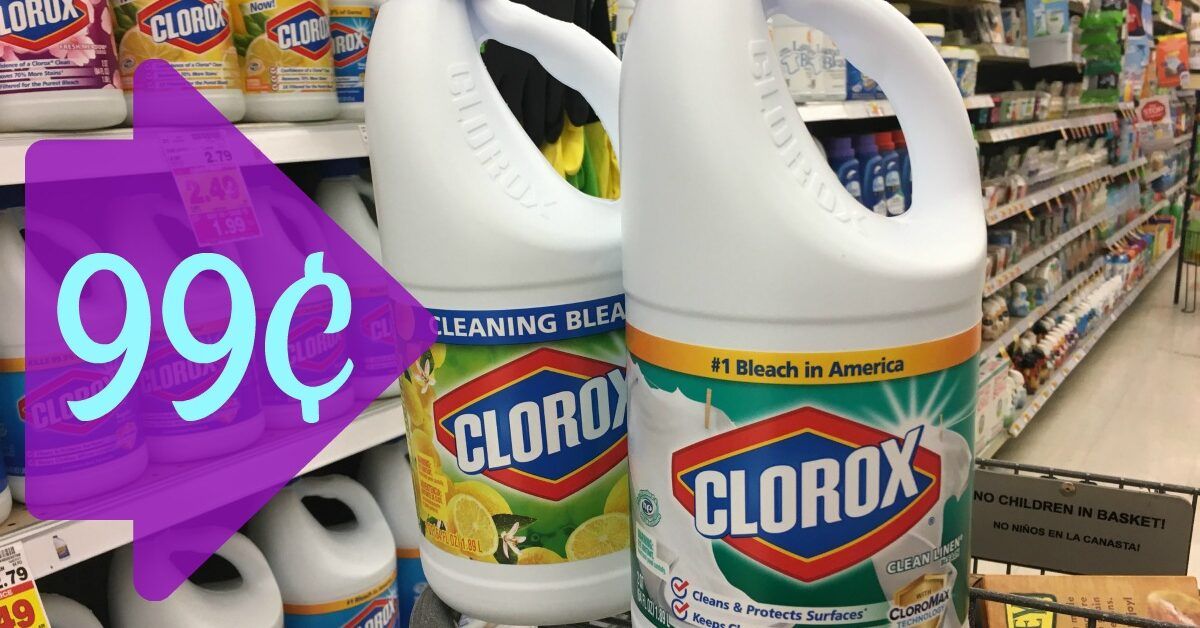 Grab Clorox Bleach for JUST $0.99 each at Kroger!!! (Reg Price $2.49 ...