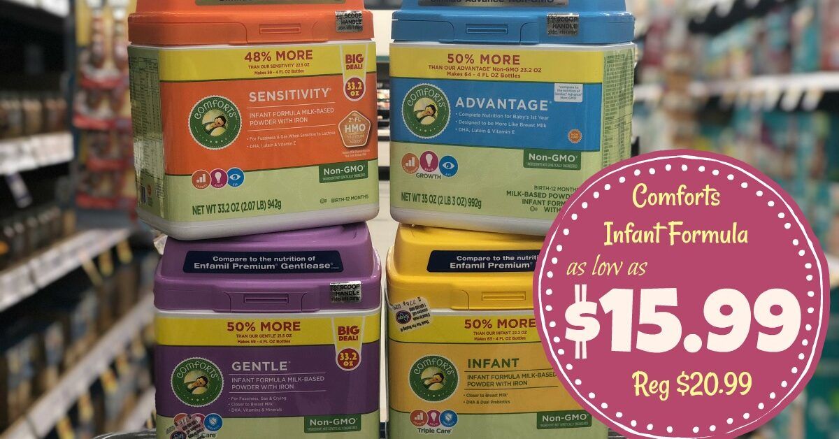 Comforts Infant Formula as low as $15.99 at Kroger (Reg $20.99 ...