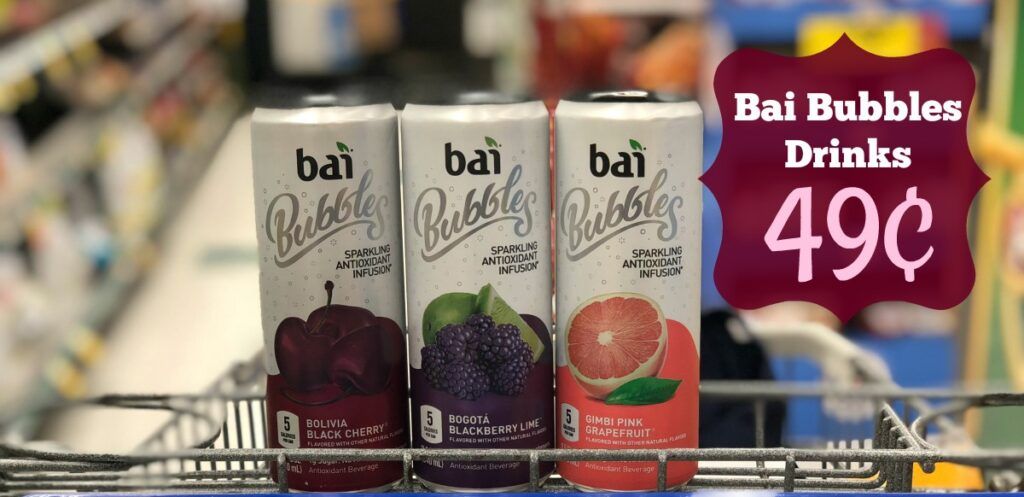 Bai Bubbles Drinks JUST $0.49 at Kroger During Mega Event! - Kroger Krazy