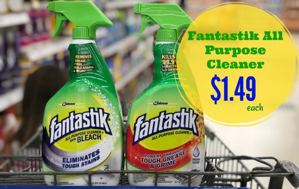 Fantastik All Purpose Cleaner JUST $1.49 each During Kroger Mega Event ...