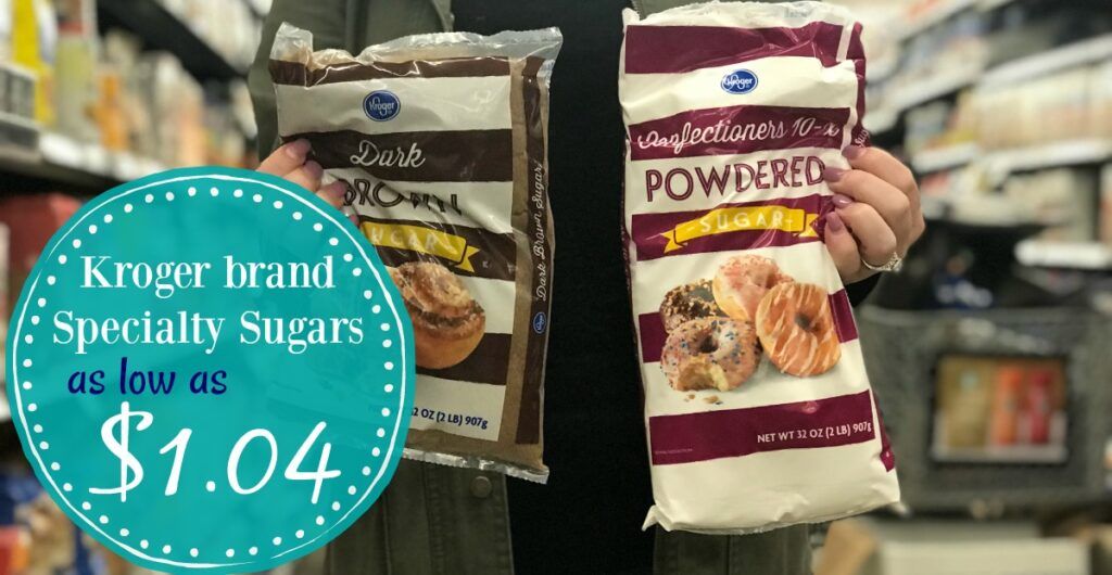 Kroger Specialty Sugar Products as low as $1.04 each at Kroger ...