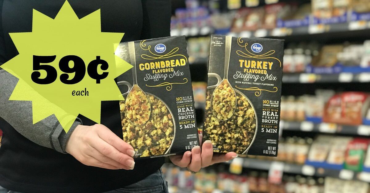 Kroger brand Stuffing Mix JUST $0.59 each at Kroger!! - Kroger Krazy