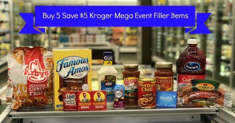 Kroger Buy 5 Save $5 Mega Event Filler Items! - Kroger Krazy