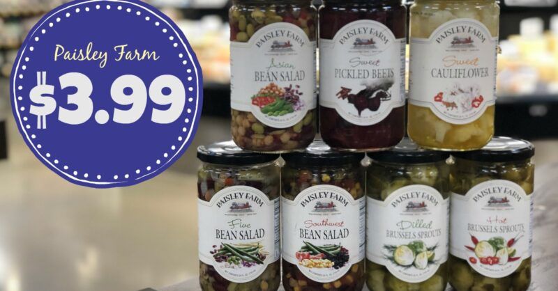Paisley Farm Vegetables and Bean Salads ONLY $3.99 at Kroger!! These ...