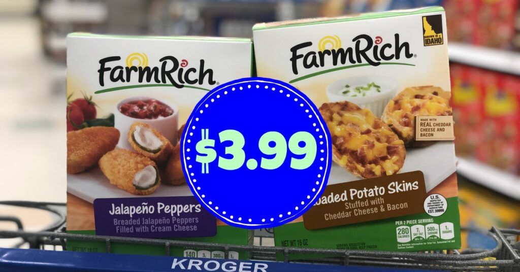 Farm Rich Frozen Snacks as low as $3.99 at Kroger!! - Kroger Krazy