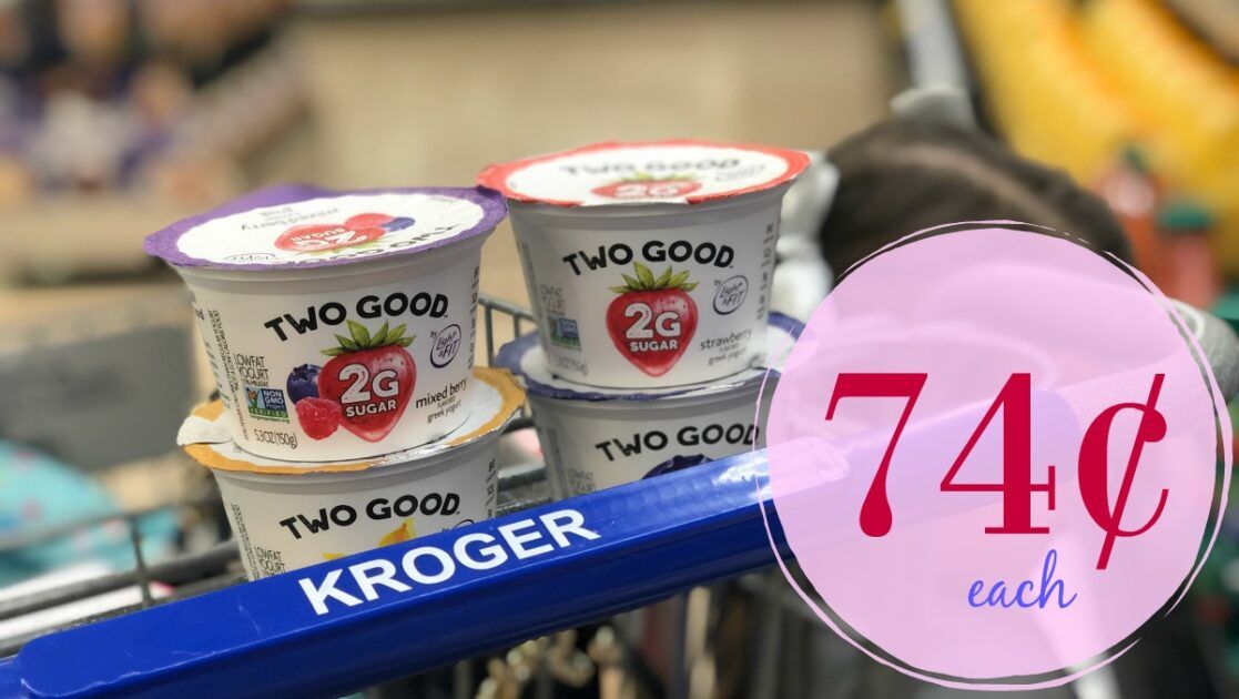 Two Good Greek Lowfat Yogurt JUST $0.74 each at Kroger! - Kroger Krazy