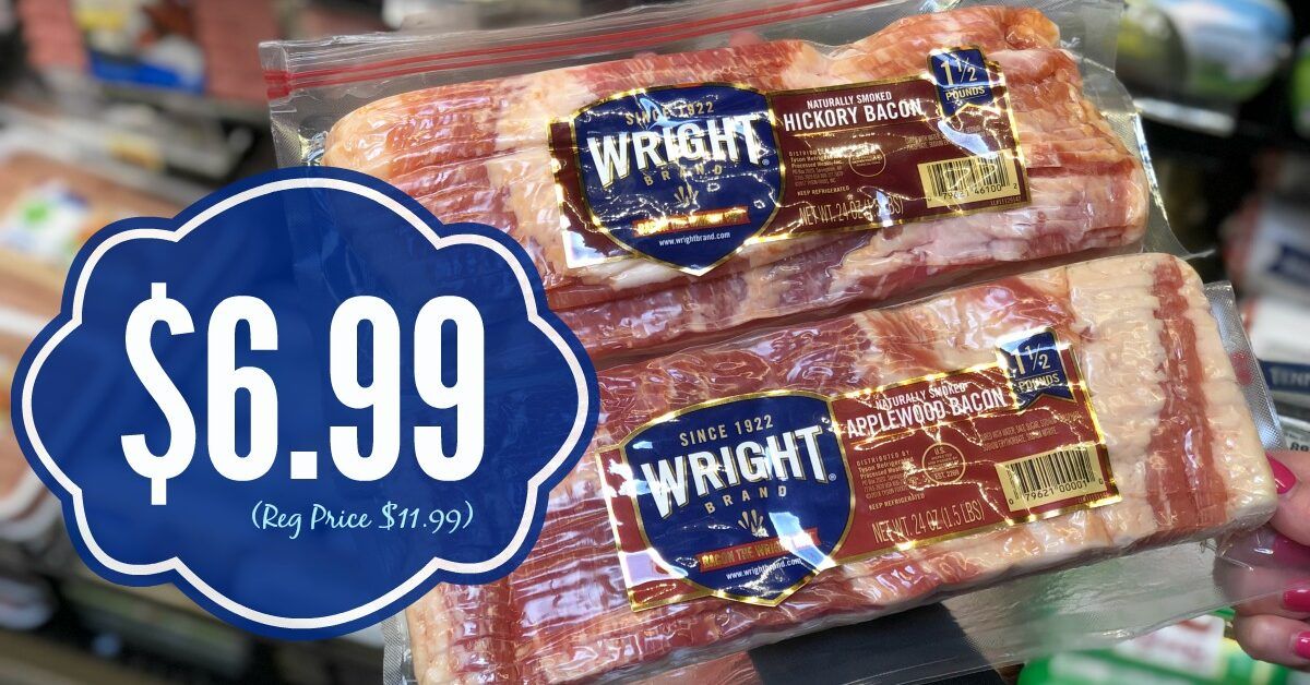 Wright Bacon JUST $6.99 at Kroger! (Reg Price $11.99) - Kroger Krazy