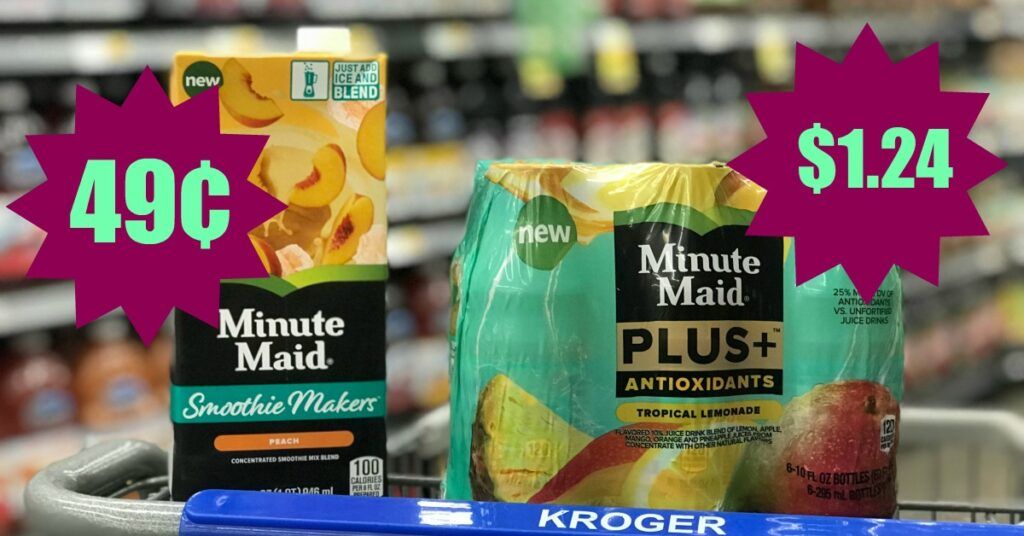 Minute Maid Smoothie Makers as low as 49¢ with Kroger Mega Event ...