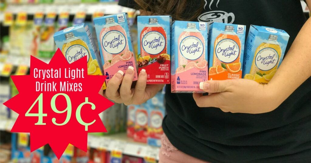 Crystal Light Packets and Pouches as low as $0.49 with Kroger Mega ...