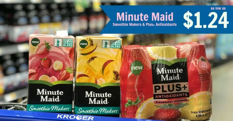 NEW Minute Maid Smoothie Makers & Plus+ Antioxidant Drinks as low as $1 ...