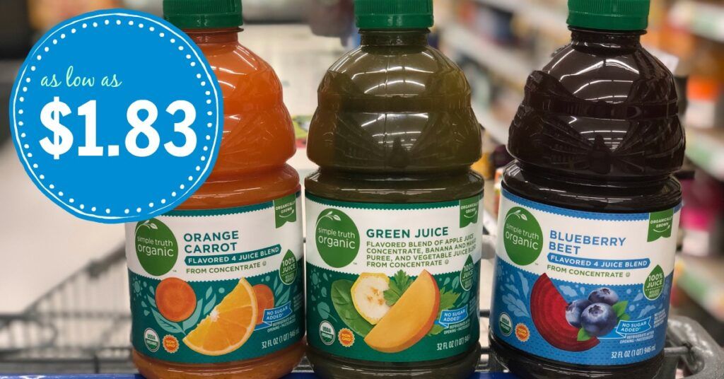 Simple Truth Organic Juice Blends as low as $1.83 at Kroger! - Kroger Krazy