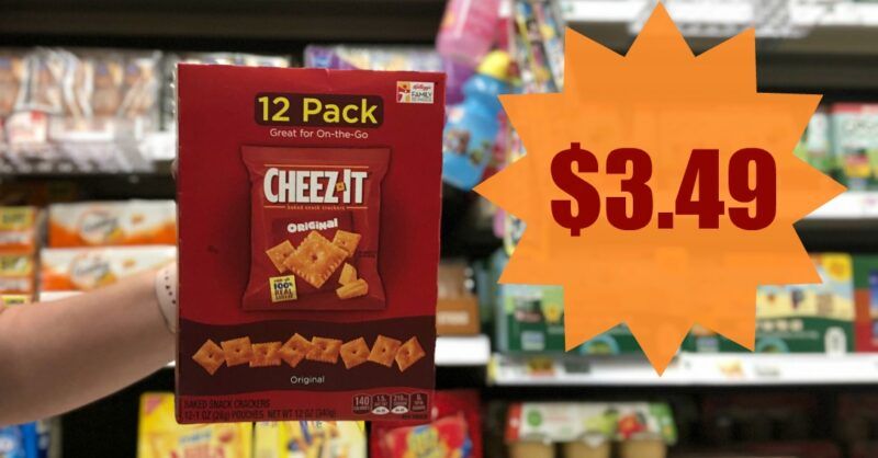 Cheez-Its (12 ct boxes) ONLY $3.49 each at Kroger (Reg $6.19 ...