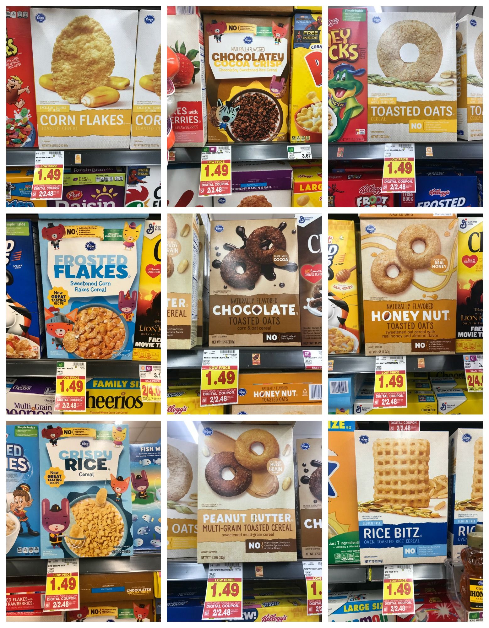 Kroger Brand Cereals Are ONLY 1 24 Each Right Now Kroger Krazy Kroger Brand Cereals Are ONLY 1 24 Each Right Now Kroger Krazy