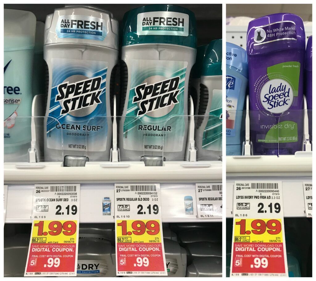 Grab Men or Women's Speed Stick Products for JUST $0.99 at Kroger ...