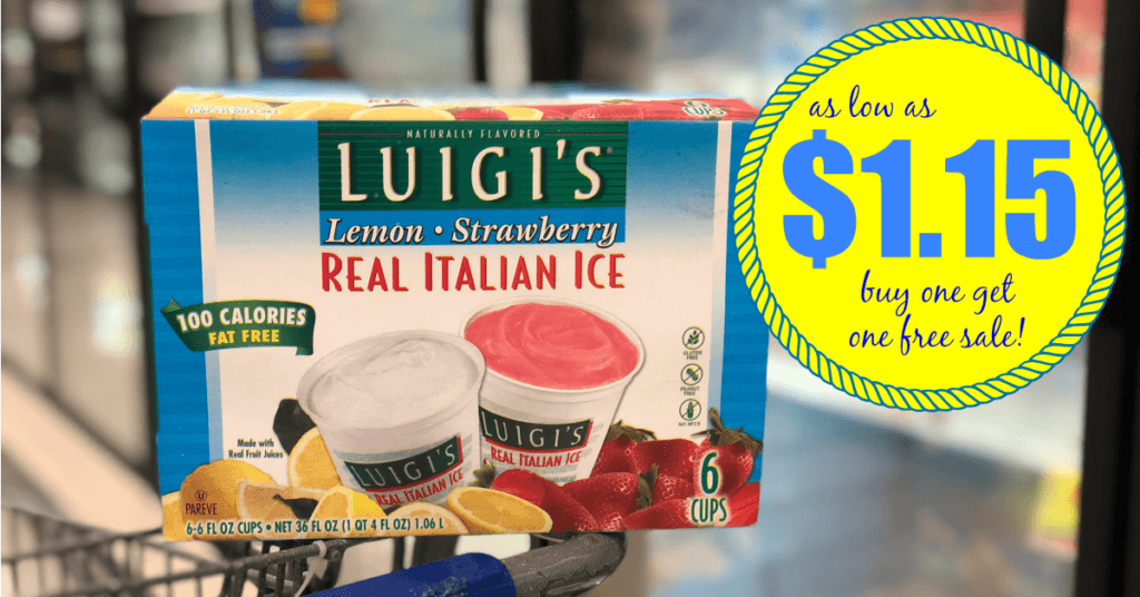 Luigi's Real Italian Ice as low as $1.15 at Kroger! AWESOME Deal ...