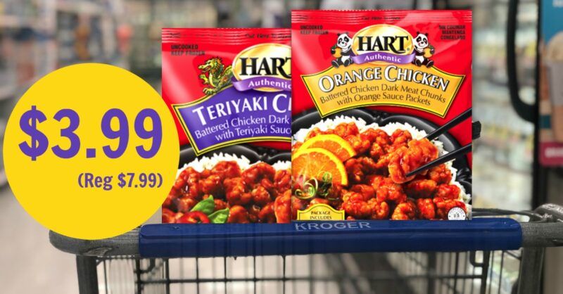 Hart Authentic Teriyaki or Orange Chicken ONLY $3.99 at Kroger (Reg $7. ...