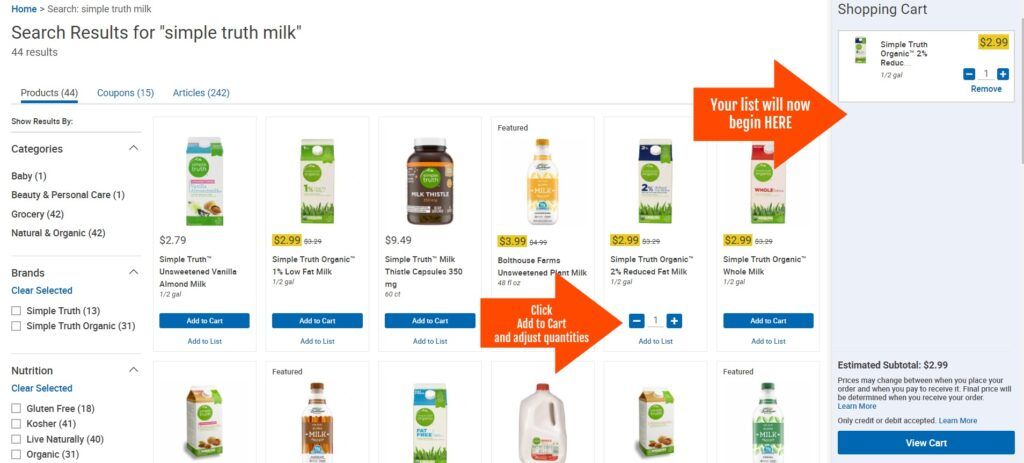 Kroger Pickup (formerly ClickList) | How to Use the Kroger Online ...