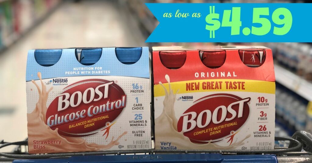 Boost Nutrional Drinks as low as $4.59 with Kroger Mega Event! - Kroger ...
