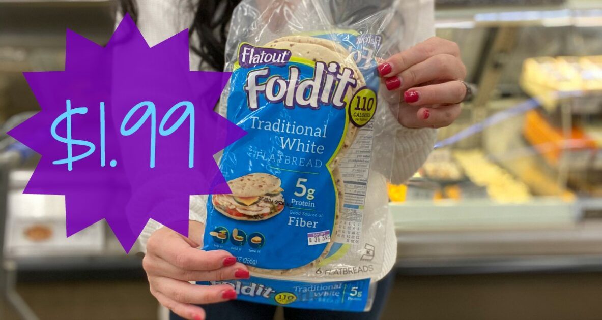 Flatout Flatbread JUST $1.99 at Kroger! (Reg Price $3.69) - Kroger Krazy